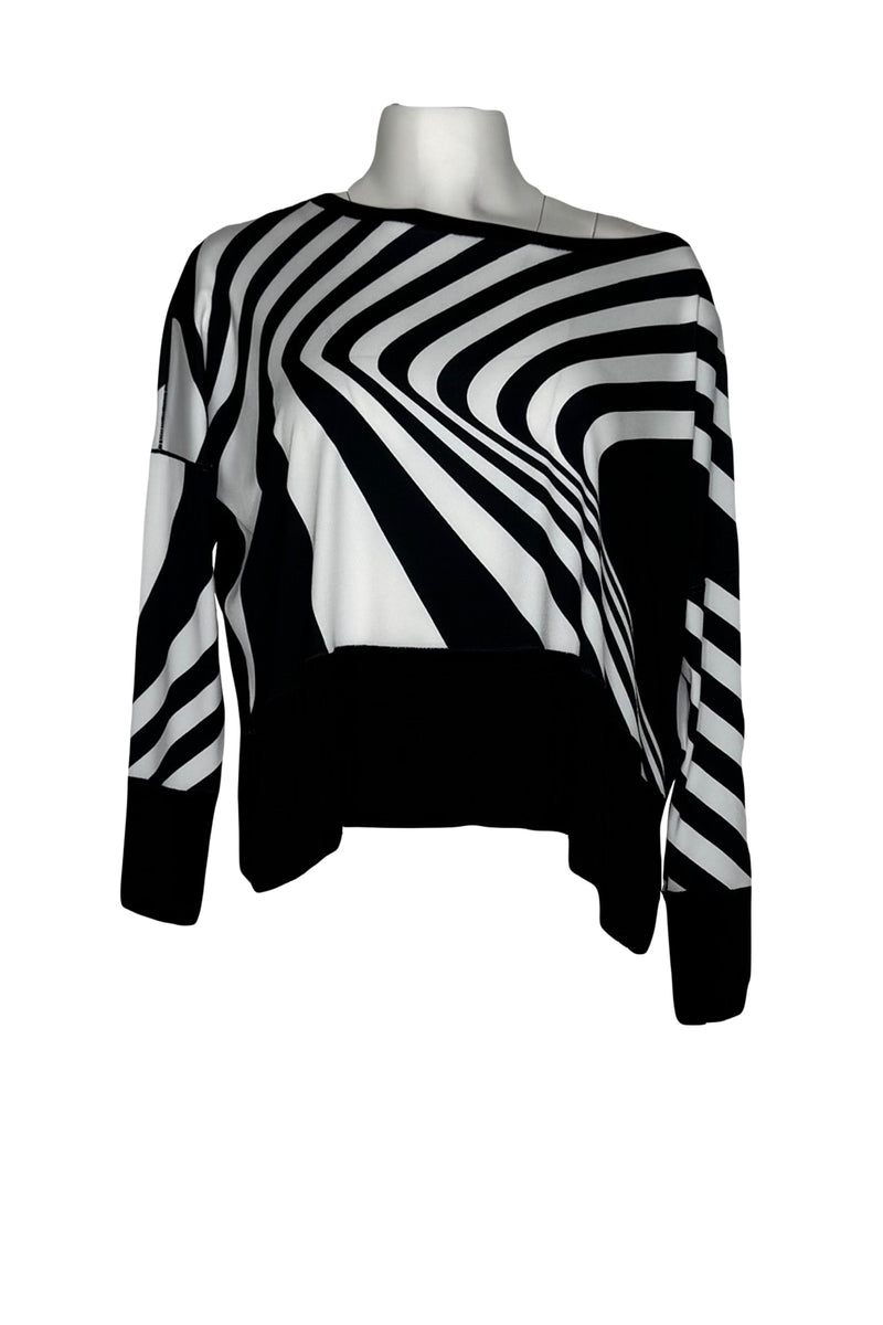 3/4 sleeve boatneck single layer top – EvaVarro