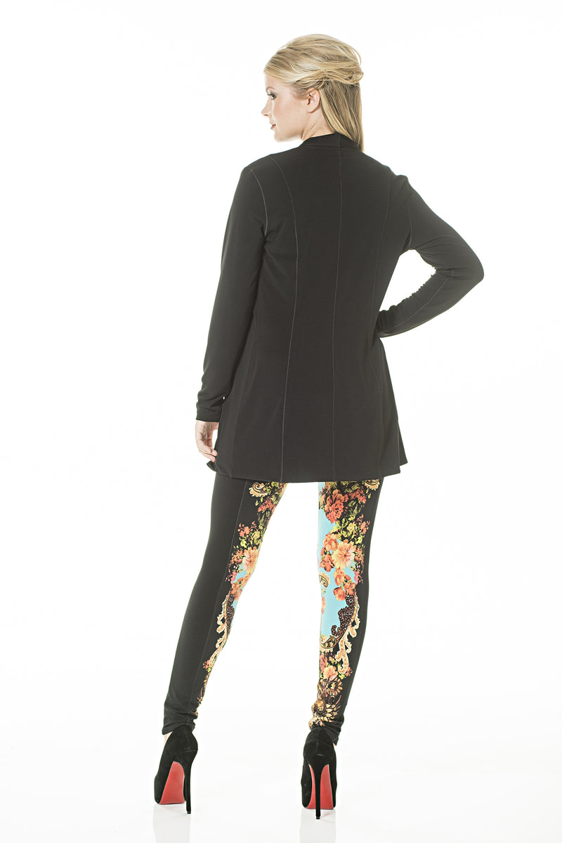 Assymetric Double Layered Zip Jacket – EvaVarro