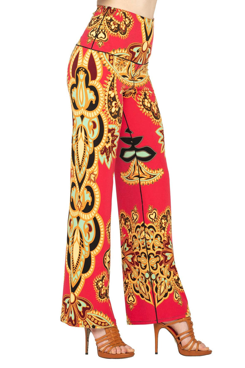 High Elastic Waist Straight Pants – EvaVarro