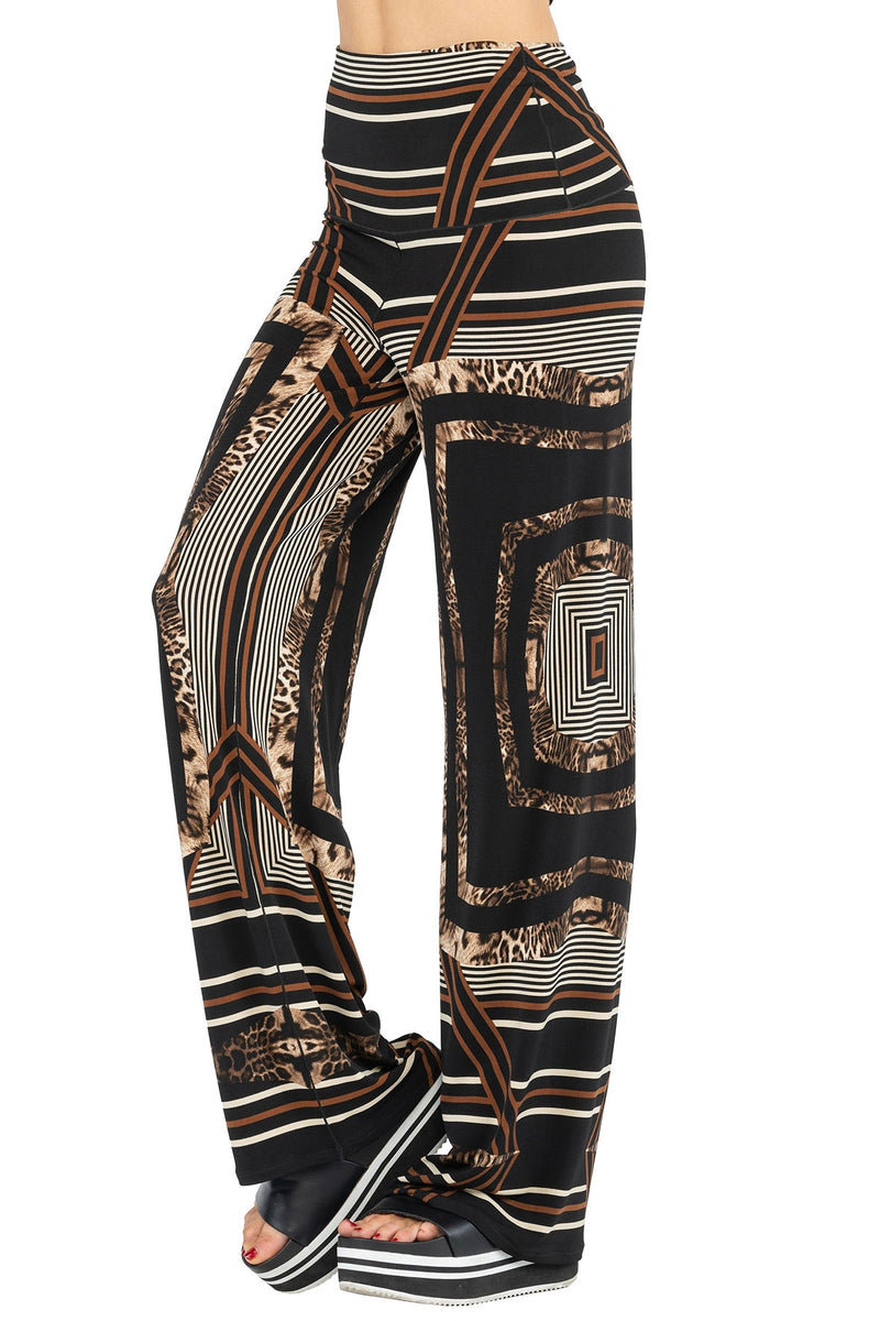 High Elastic Waist Straight Pants – EvaVarro